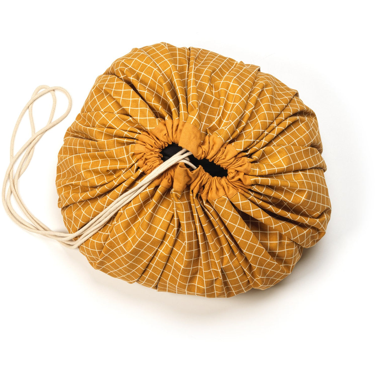 Buy Play&Go Organic Grid Mustard 2-in-1 Playmat | Luksusbaby ...