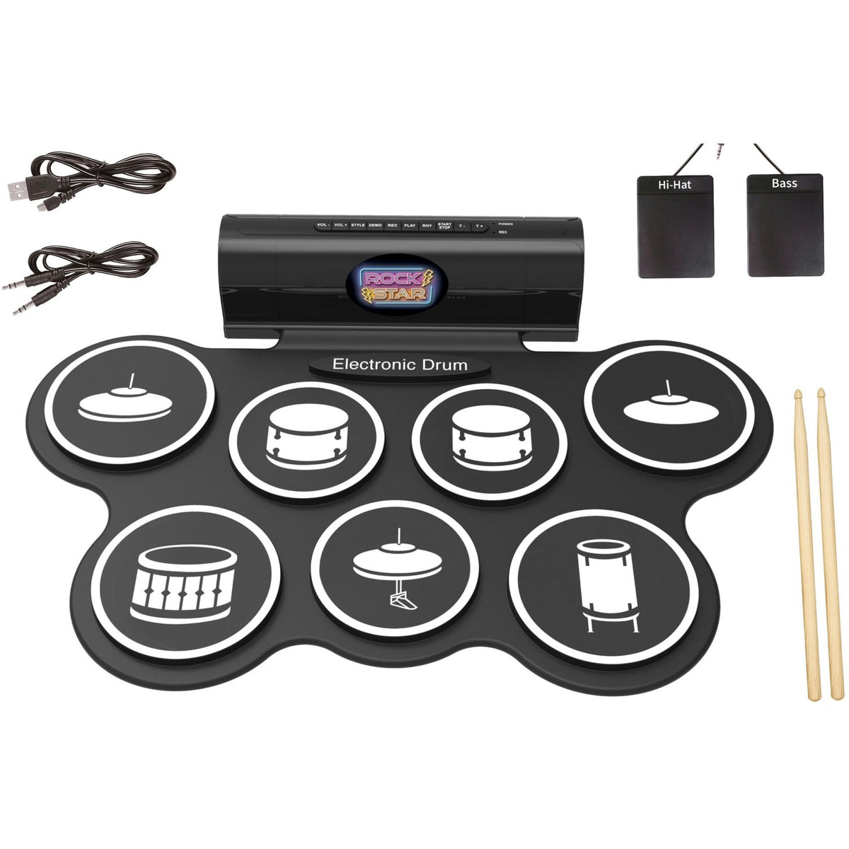 Buy Music Foldable Drum Kit | Luksusbaby – Luksusbaby COM