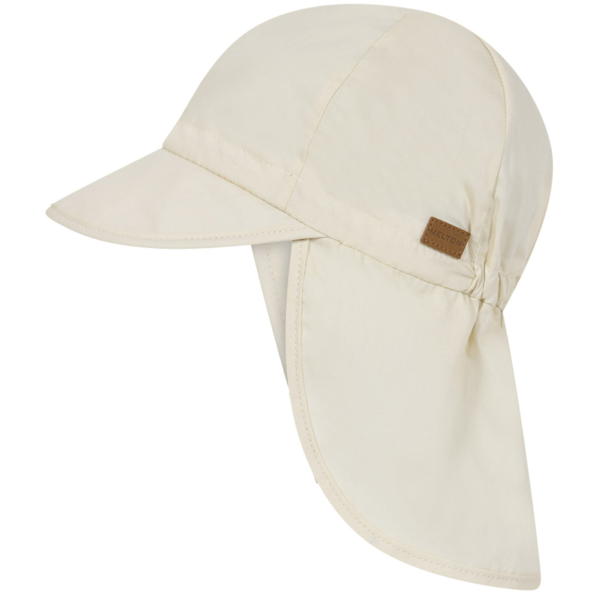 Buy MELTON Buttercream Poplin cap - neck shade | Luksusbaby ...