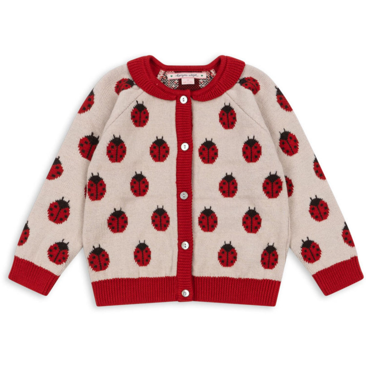 Buy Konges Sløjd Ladybug Belou Knit Cardigan | Luksusbaby – Luksusbaby COM