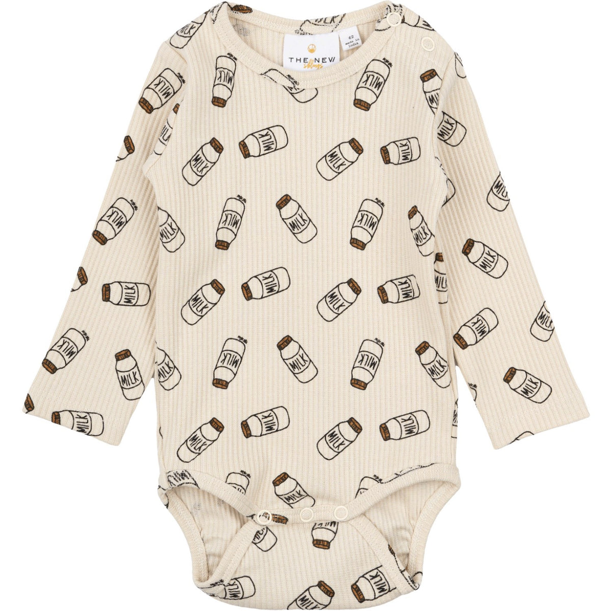 Buy THE NEW Siblings White Swan AOP Nigel Rib Body | Luksusbaby ...