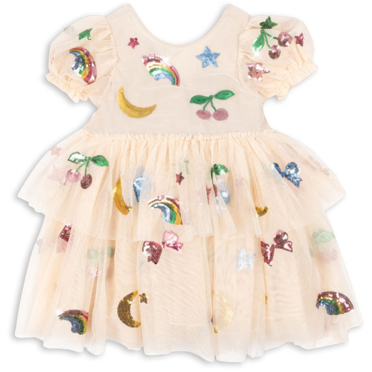 Buy Konges Sløjd Rainbow Twinkle Yvonne Puff Dress | Luksusbaby ...