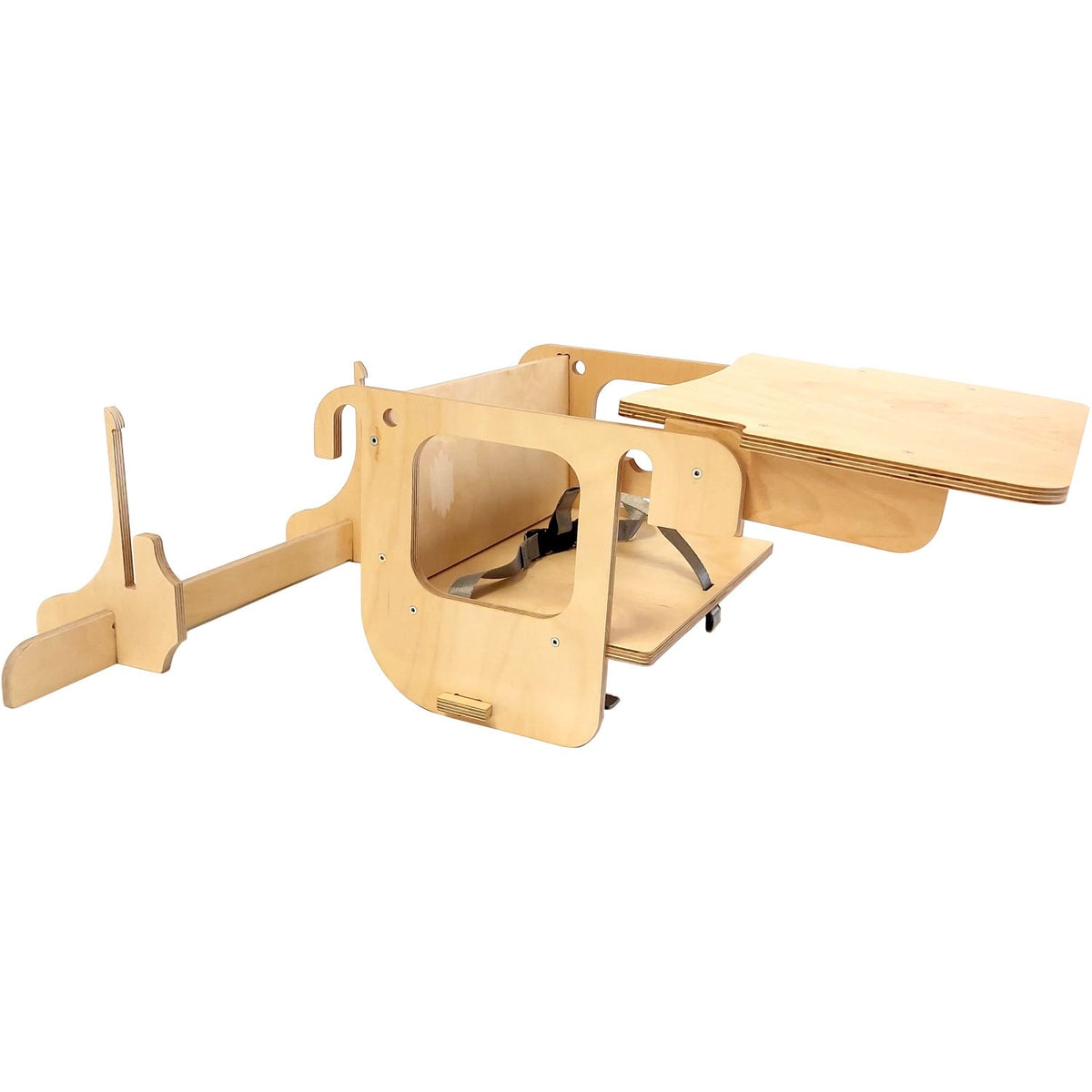 Buy Duck Woodworks Natural High Chair Add-on For Kitchen Tower ...