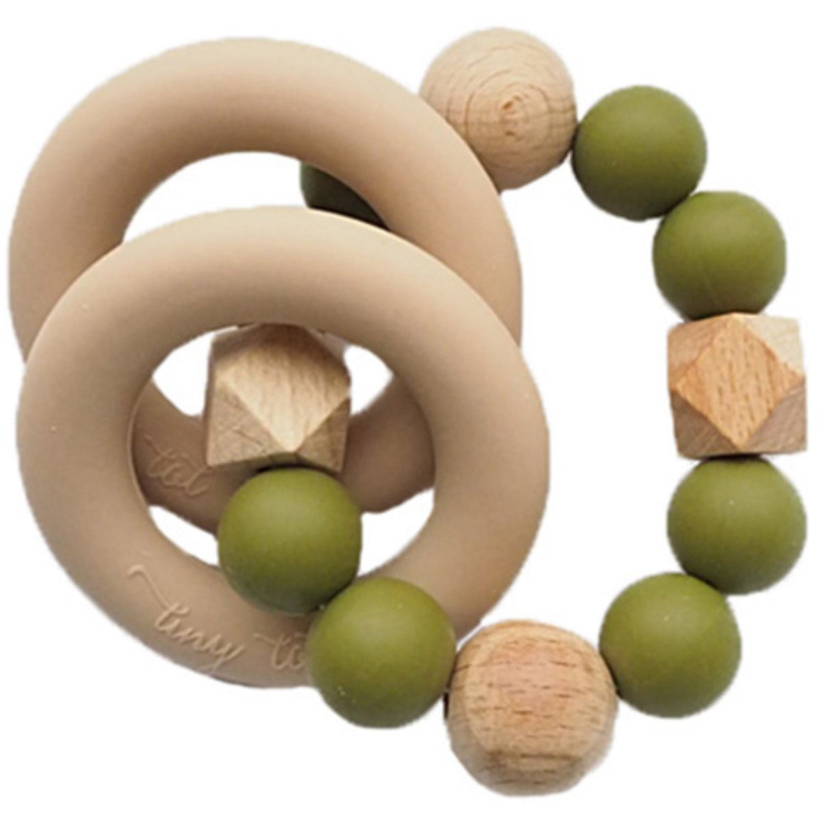 Buy Tiny Tot Army Green Rattle Nordic Love | Luksusbaby – Luksusbaby COM