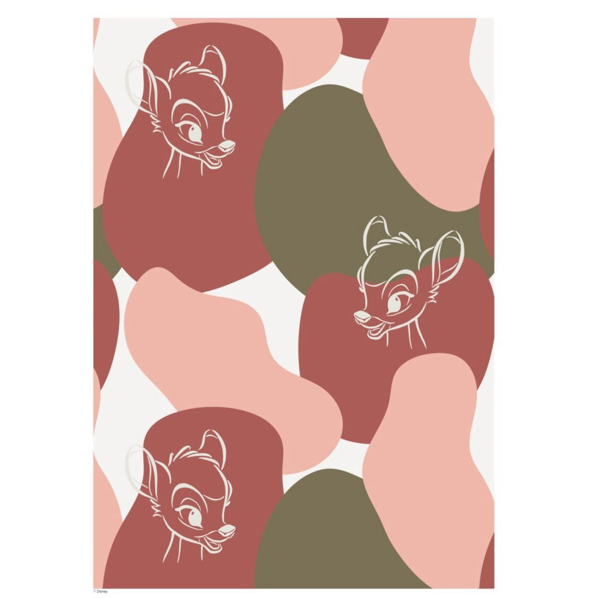 Buy Poster & Frame Disney - Color & White Bambi Outline | Luksusbaby