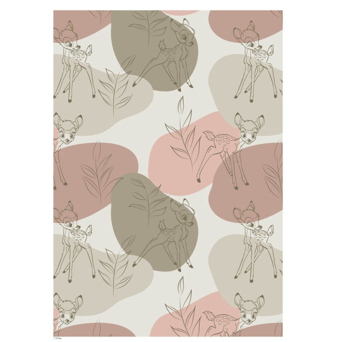 Buy Poster & Frame Disney - Green Bambi Outline | Luksusbaby