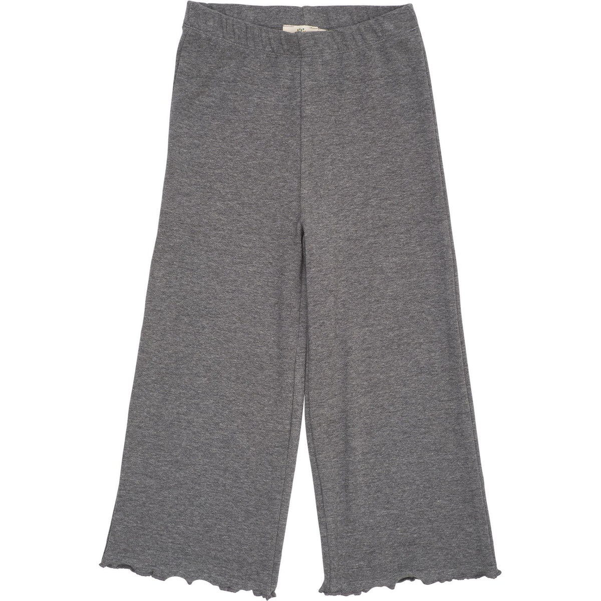 Buy COPENHAGEN COLORS Grey Mel Modal Rib Wide Pants | Luksusbaby