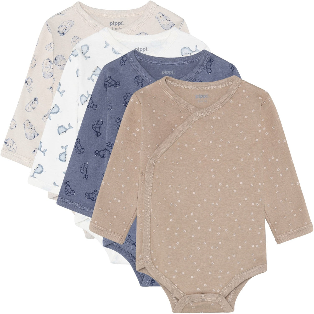 Buy Pippi Flint Stone Body Wrap Ao-Printed (4-Pack) | Luksusbaby ...