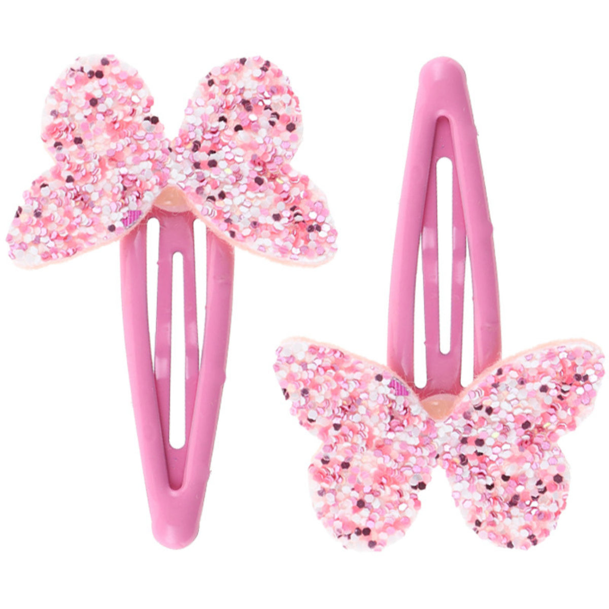 Buy Bow's by Stær Pink Snap Hair Clip - Butterfly (2 Pack) | Luksusbaby