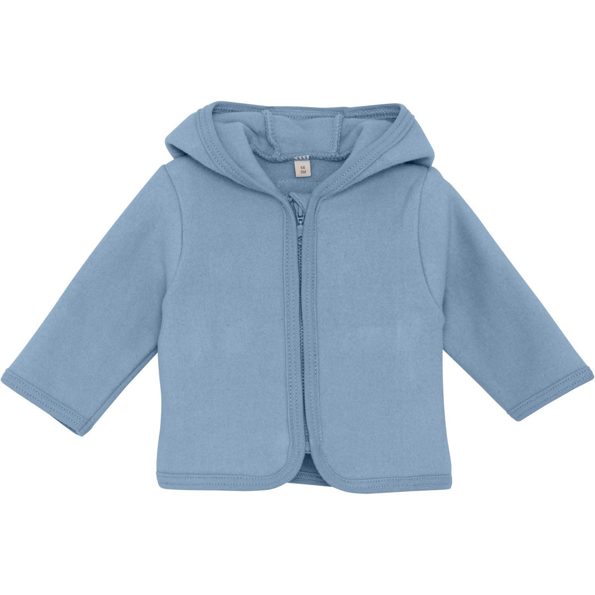 Buy Huttelihut Windward Blue Jacket Ears Cotton Fleece | Luksusbaby