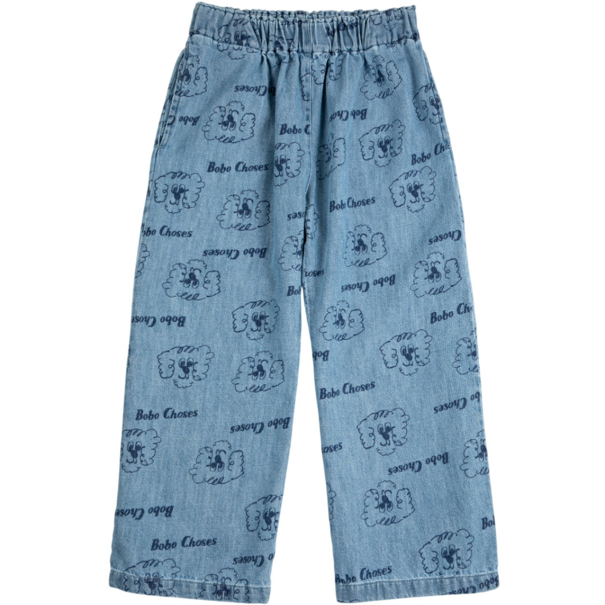 Buy Bobo Choses Prussian Blue Pickles The Dog All Over Light Denim ...