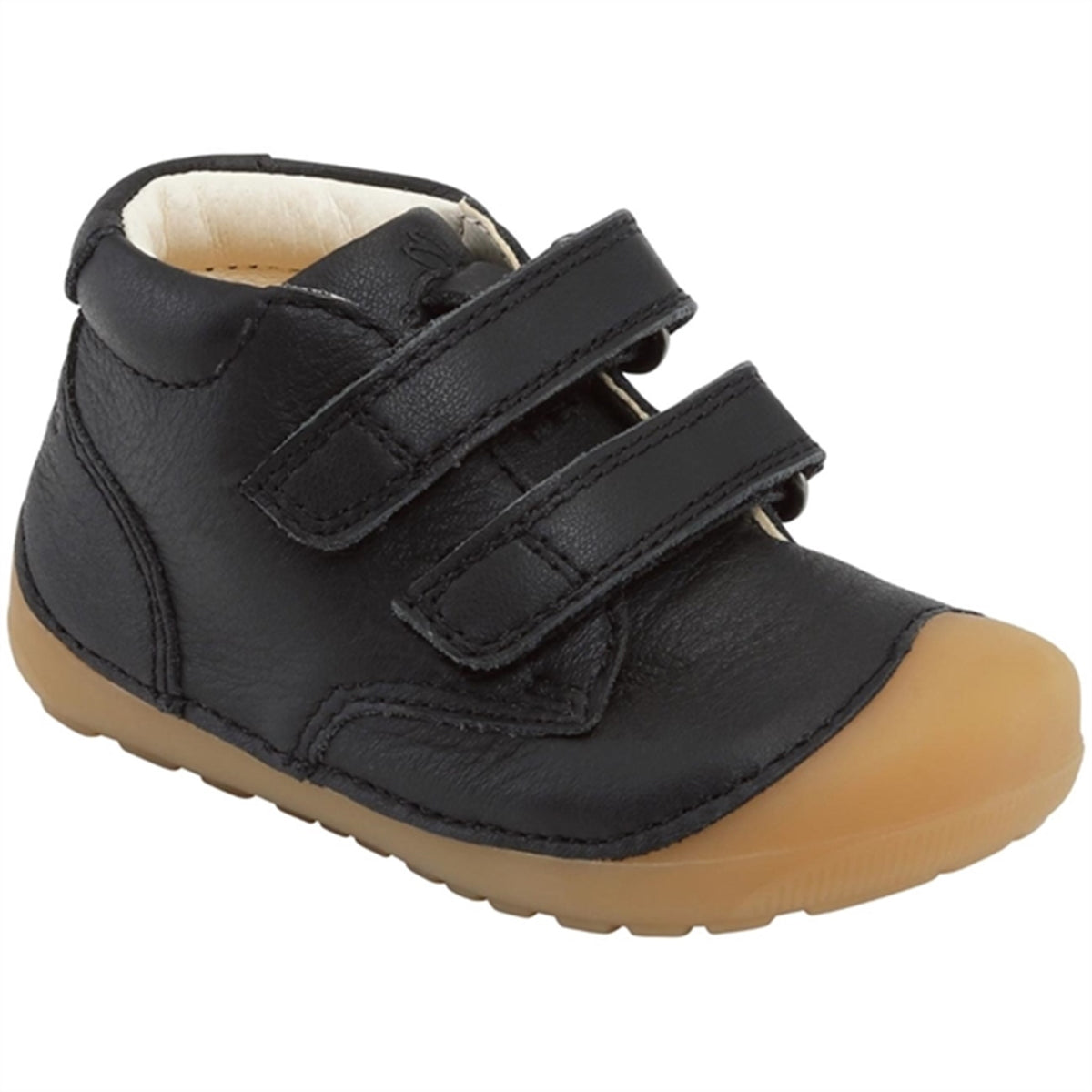 Prewalker Petit Velcro Black Gum - Bundgaard | Luksusbaby