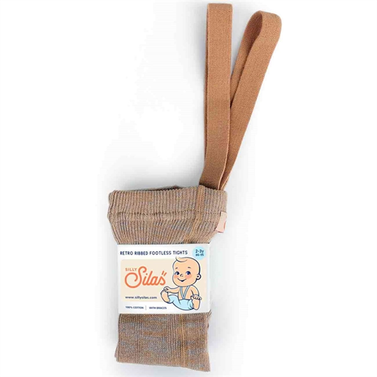 Footless Tights Silverly Brown - Silly Silas | Luksusbaby – Luksusbaby COM