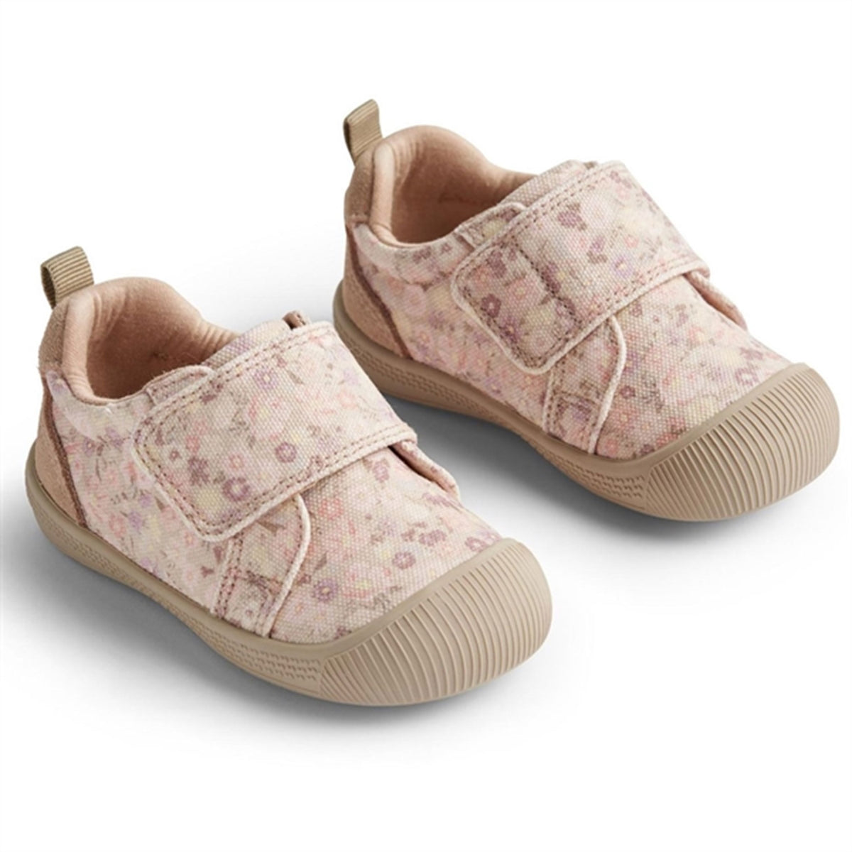 Wheat Shoe Prewalker Velcro Kei Print Clam Multi Flowers – Luksusbaby COM